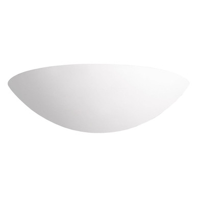 Firstlight Ceramic 330mm Wall Wall Uplighter Shell in Unglazed ...