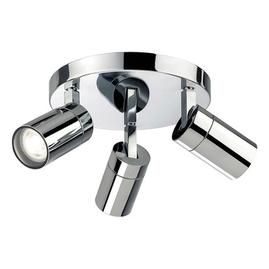 Firstlight Pinnacle Modern Style 3-Light Ceiling Spotlight Chrome ...