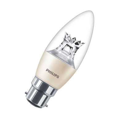 Philips Master LED DimTone Candle 5.5W B22 Dimmable Warm White ...