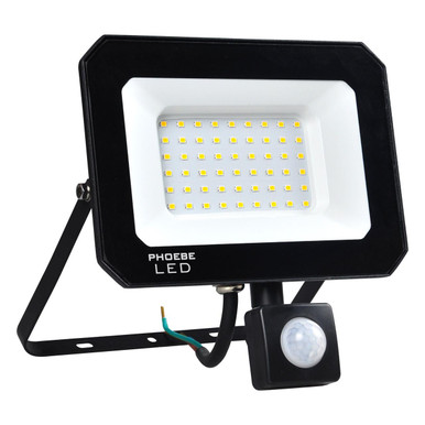 Phoebe LED Floodlight 50W PIR Sensor 3000K Atlas-Mini IP65 | Lightbulbs ...