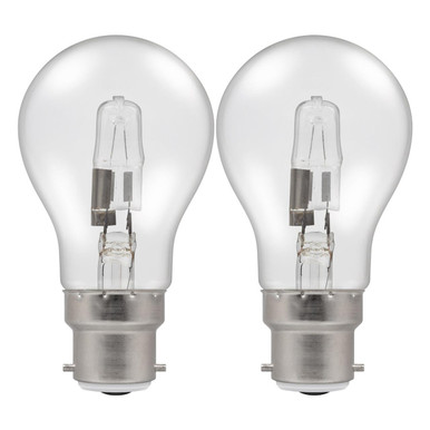 Status Halogen GLS 28W B22 Dim Energy Saver 2700K 2-Pack | Lightbulbs ...