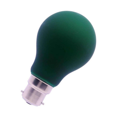 Opus LED GLS B22 4W Green Coloured Frosted | Lightbulbs Direct