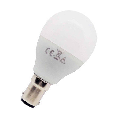 Opus LED Golfball B15 5.2W Dim 6500K Round Opal | Lightbulbs Direct