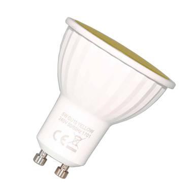 Opus LED GU10 Spotlight 5W Yellow | Lightbulbs Direct