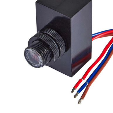 Zink Adra Photocell Sensor Black | Lightbulbs Direct