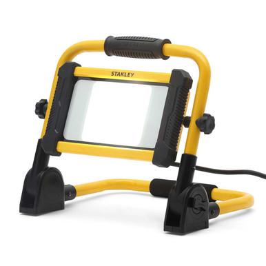 Stanley 50W LED Folding Work Light in Black & Yellow | Lightbulbs Direct