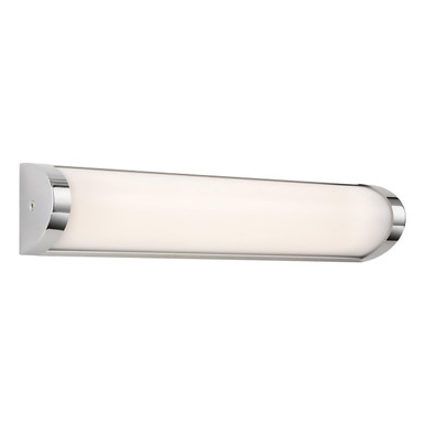Firstlight LED Kobe 350mm Wall Light Warm White 3000K Opal in Chrome ...