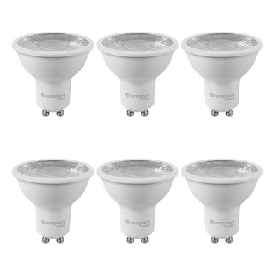 Crompton LED GU10 Spotlight Bulbs 3.5W Warm White 2700K Halogen ...