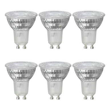 Crompton LED GU10 Spotlight Bulbs 3.7W Dimmable Daylight 6500K Glass ...
