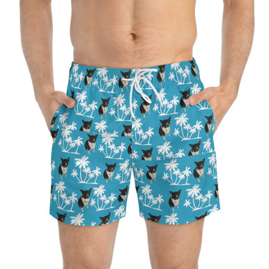Customized Dog Photo, Pet Photo Swim Trunks, Men's Swim Suit - Sweet ...