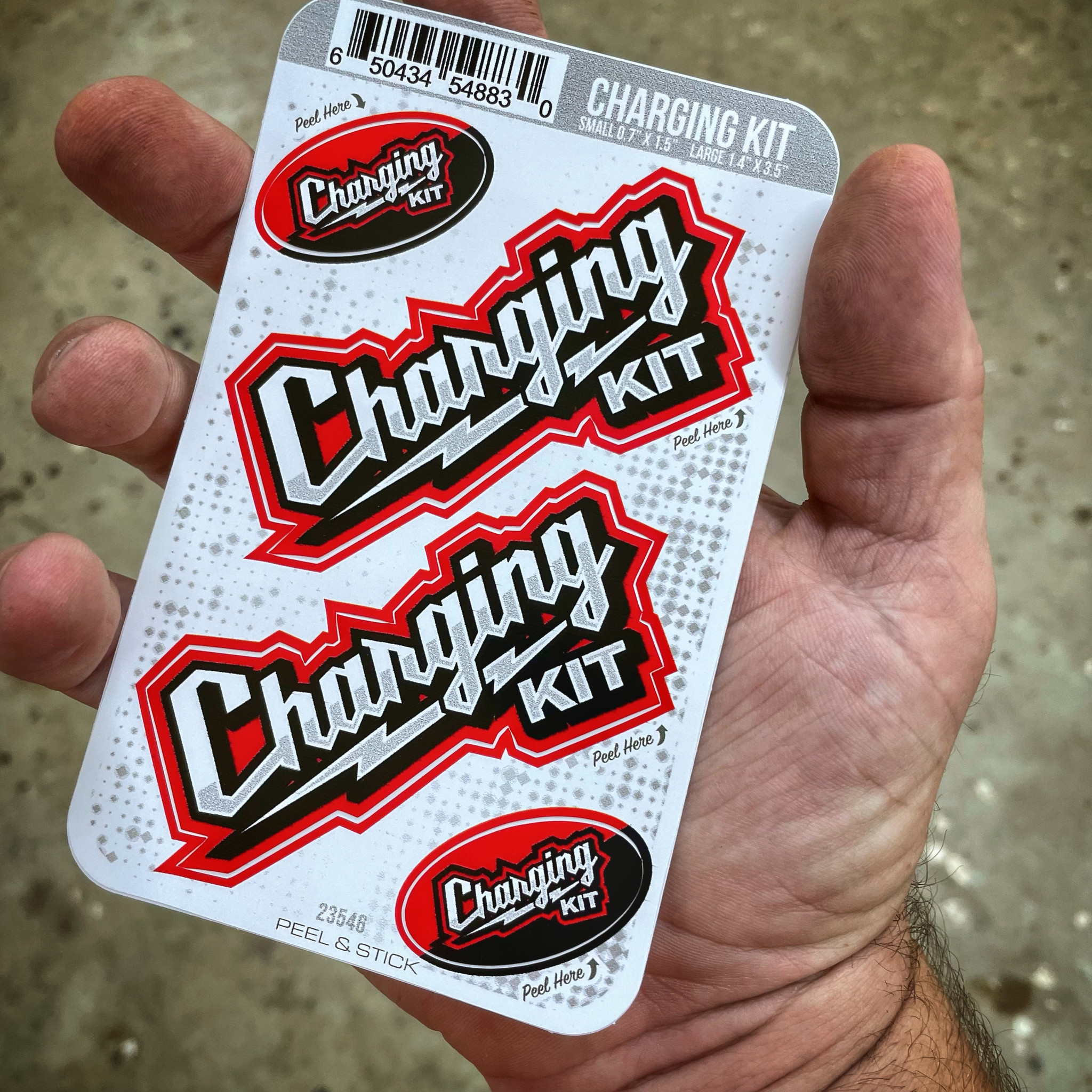 Charging Kit (4 pack) - Stickers