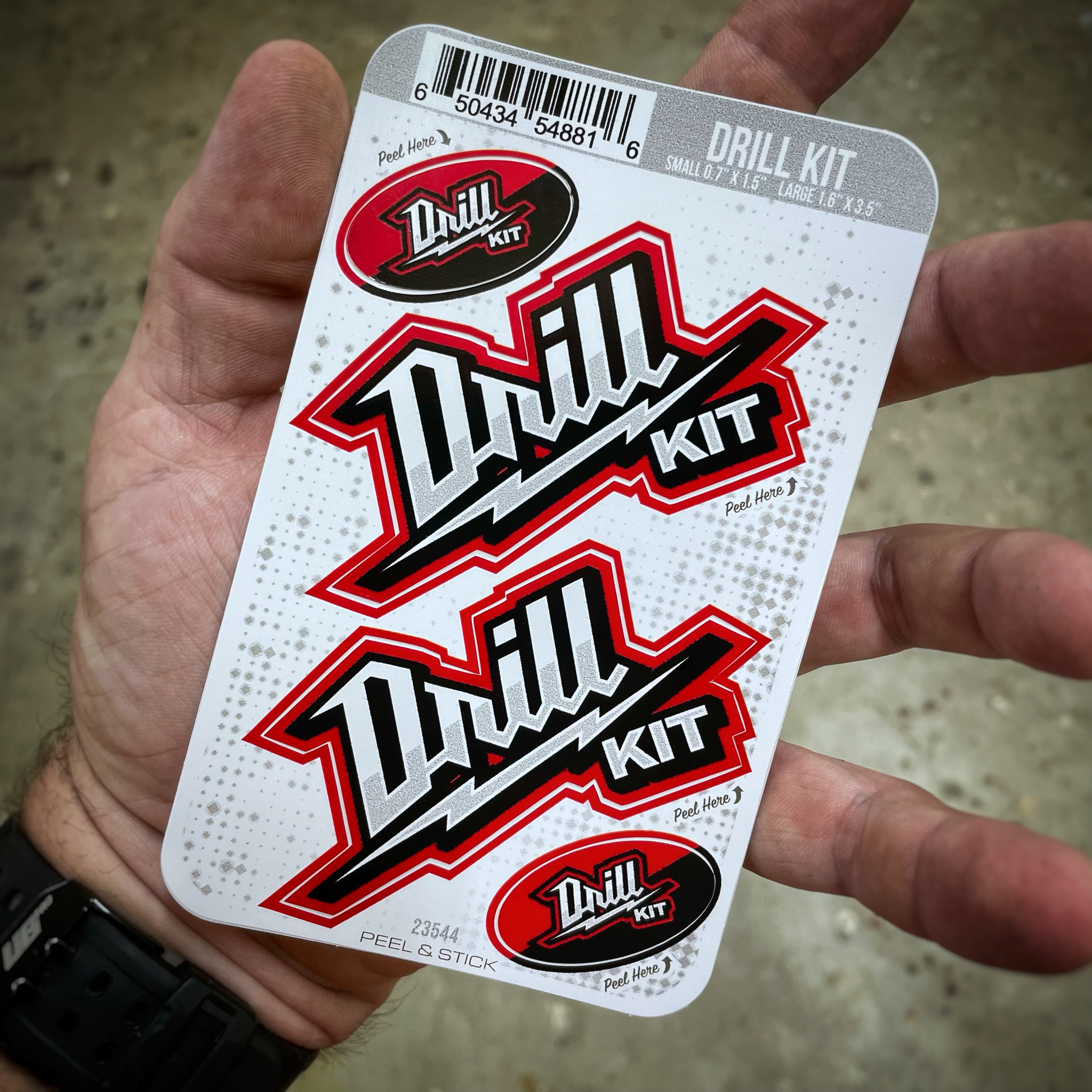 Drill Kit (4 pack)- Stickers