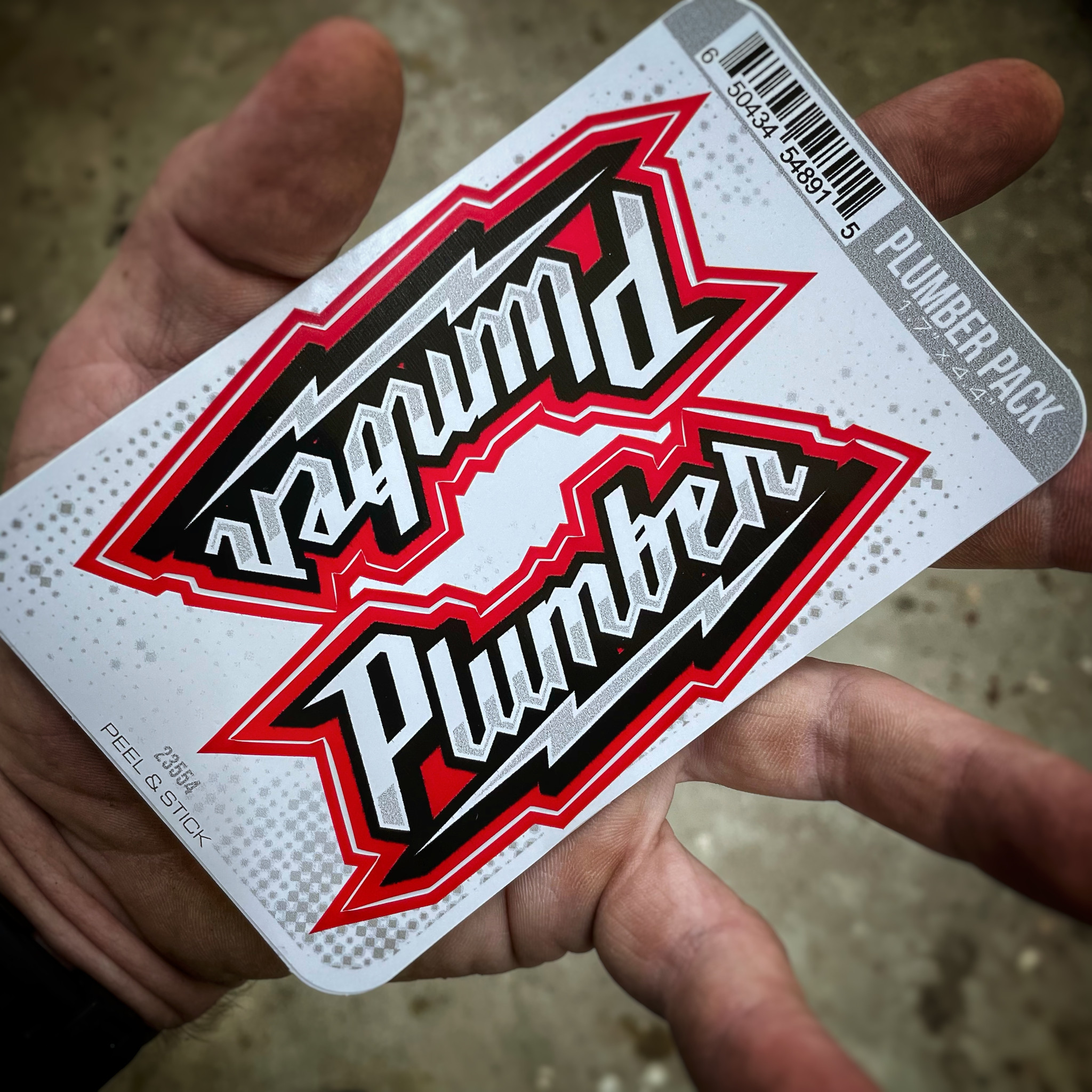 Plumber (2 pack) - Stickers