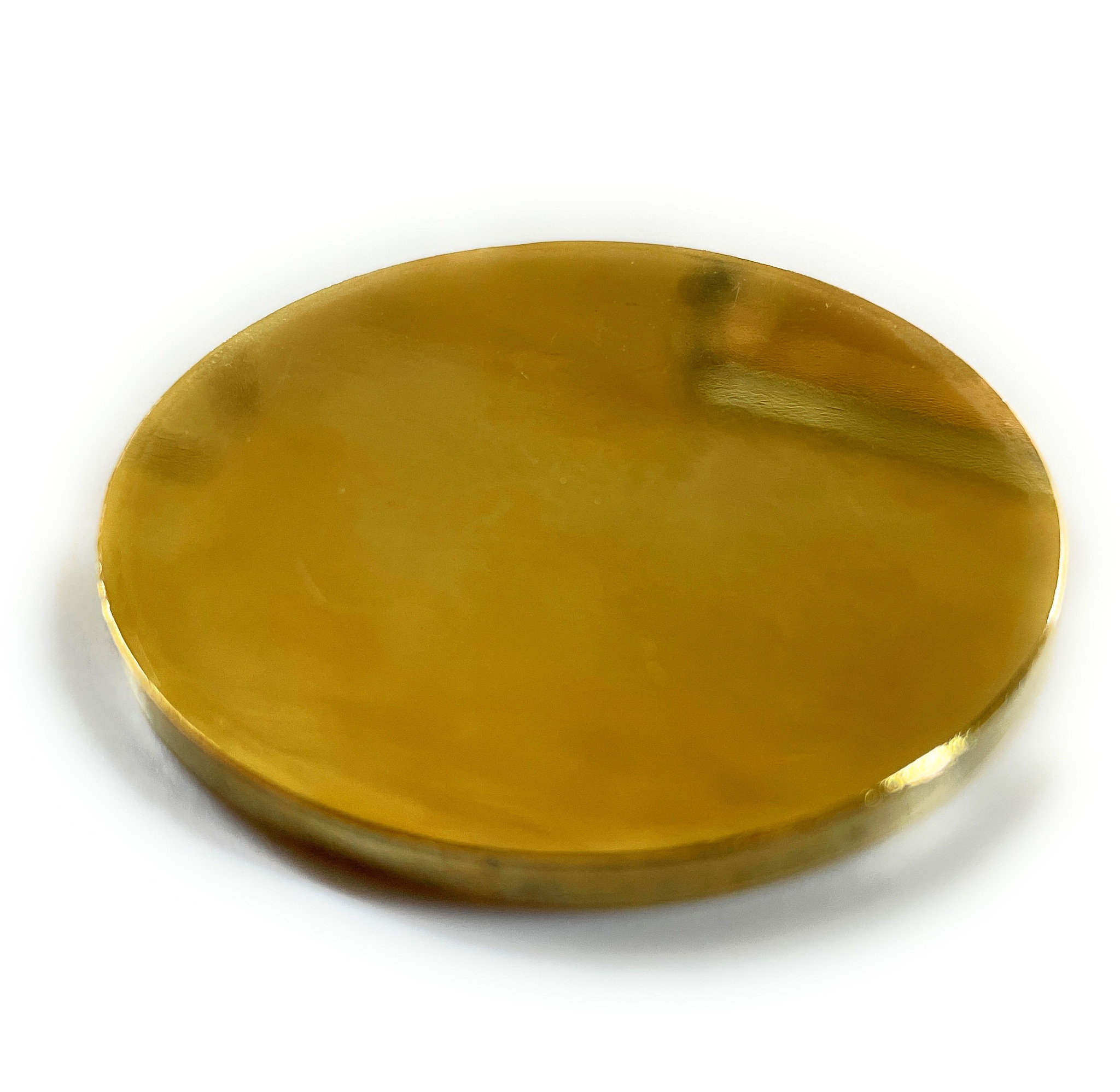 Blank Gold Plated Challenge Coin 40mm - Laser Engravable
