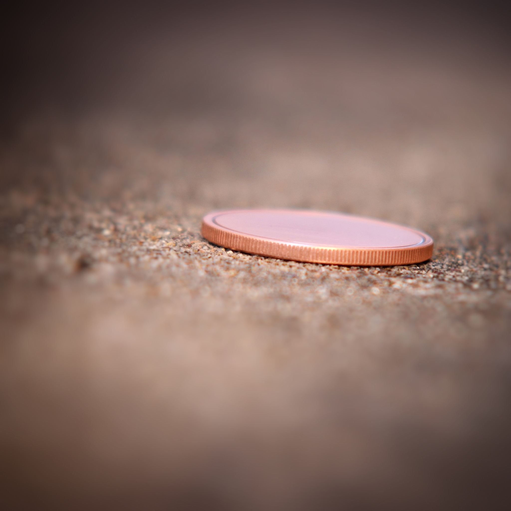 Blank Copper Challenge Coin 40mm - Laser Engravable
