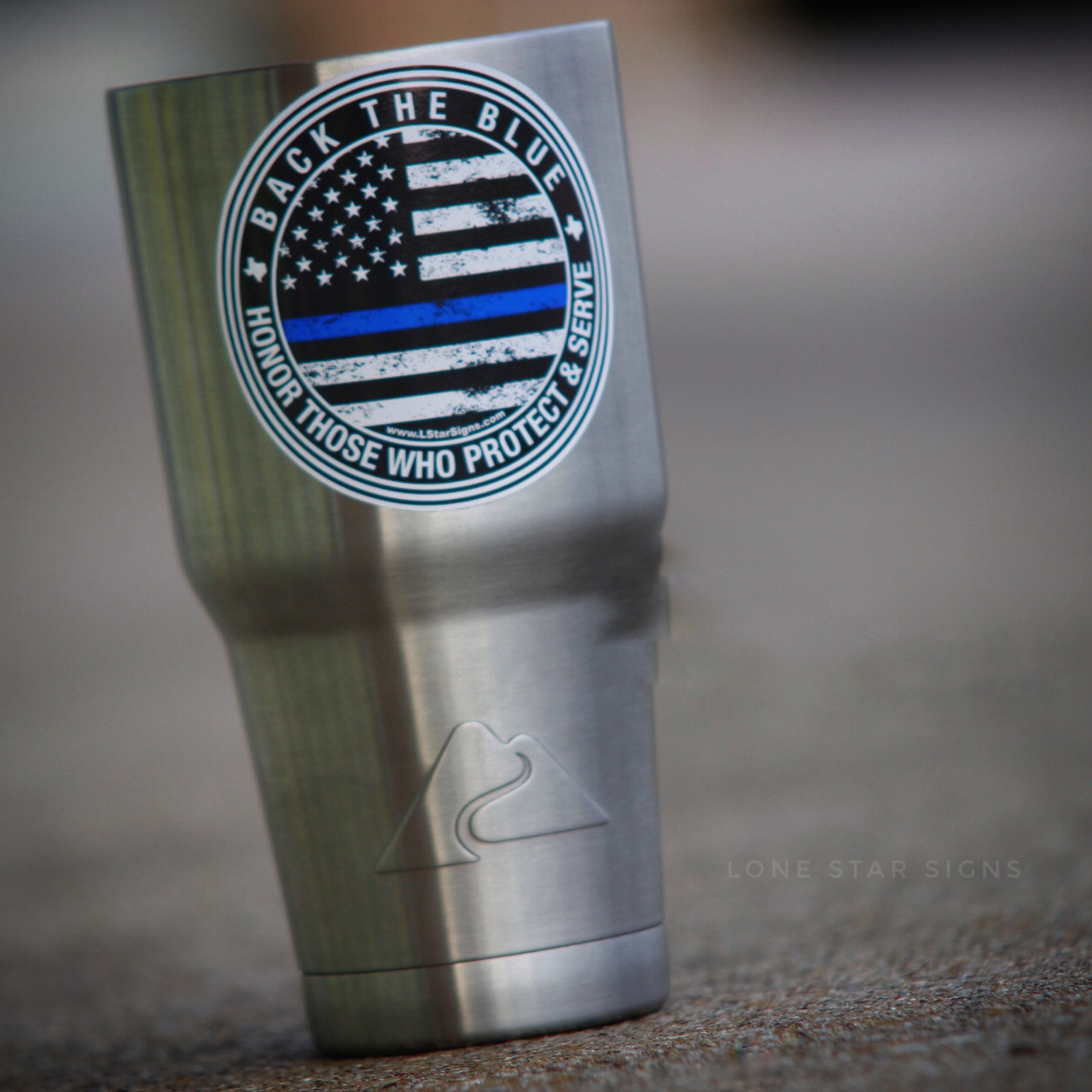 Back The Blue- Circle Sticker
