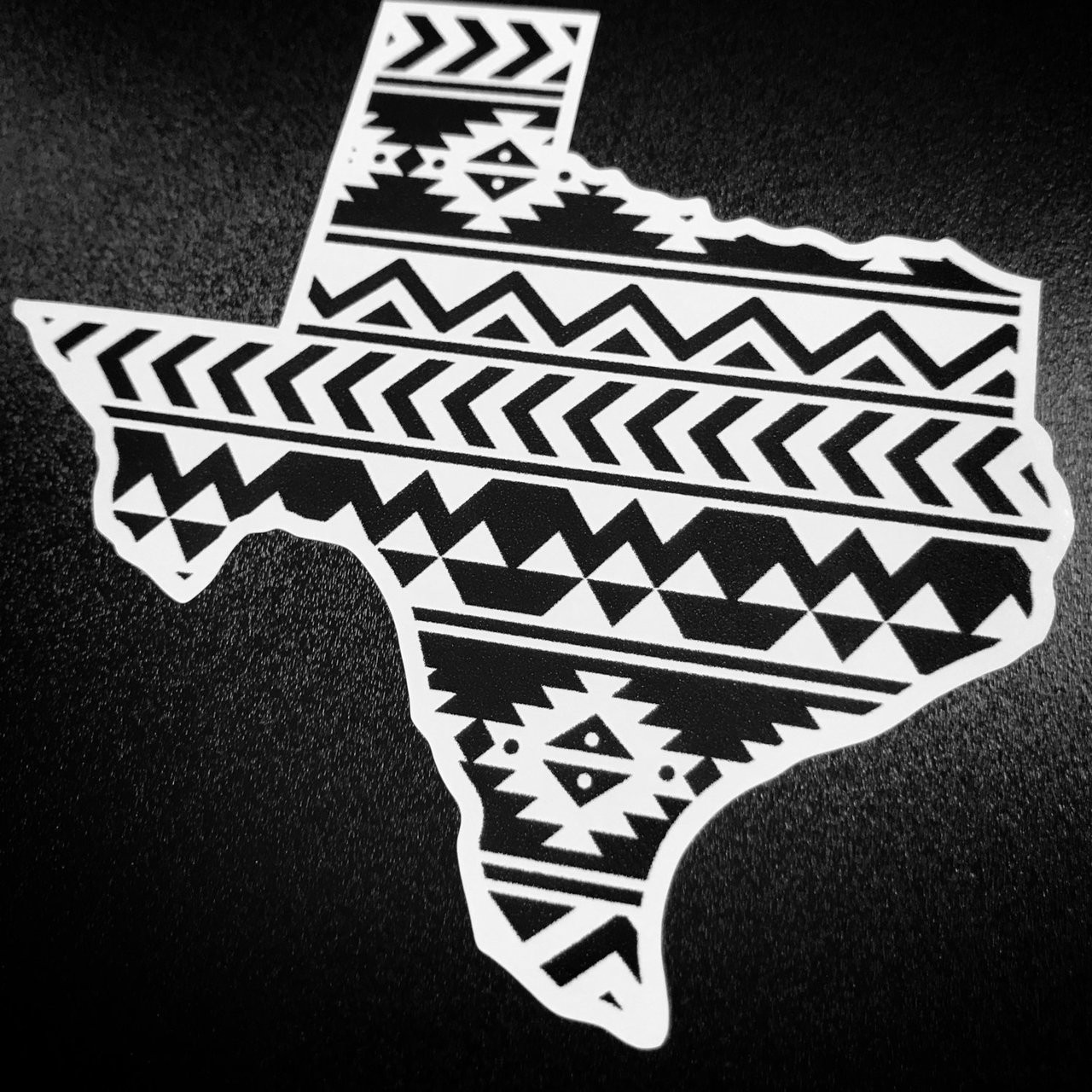 Texas B&W Aztec - Sticker