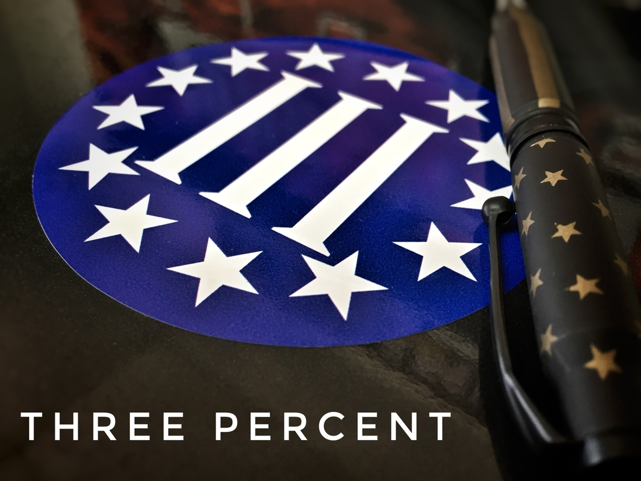 Three Percenters Circle - Sticker