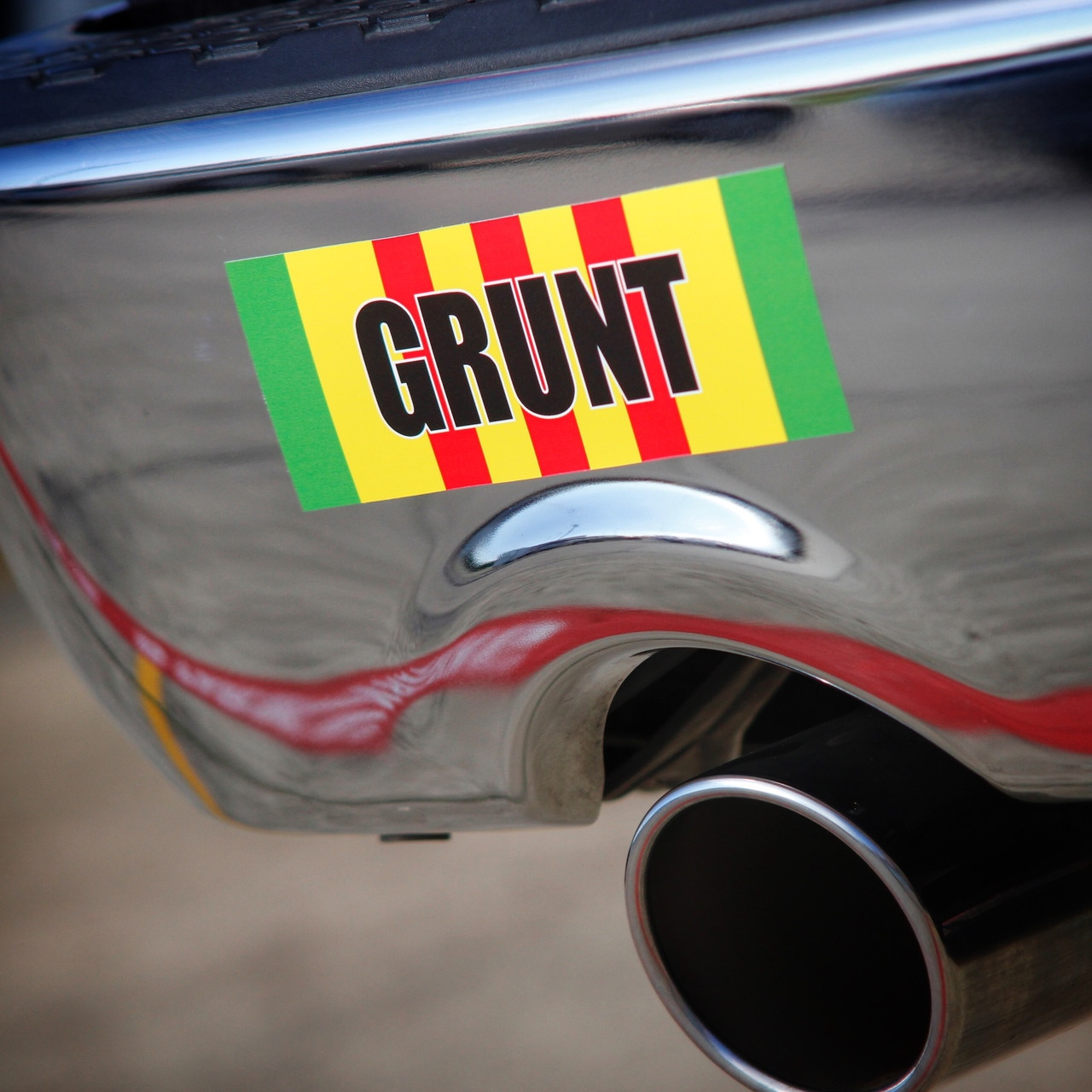 Vietnam Ribbon GRUNT - Sticker
