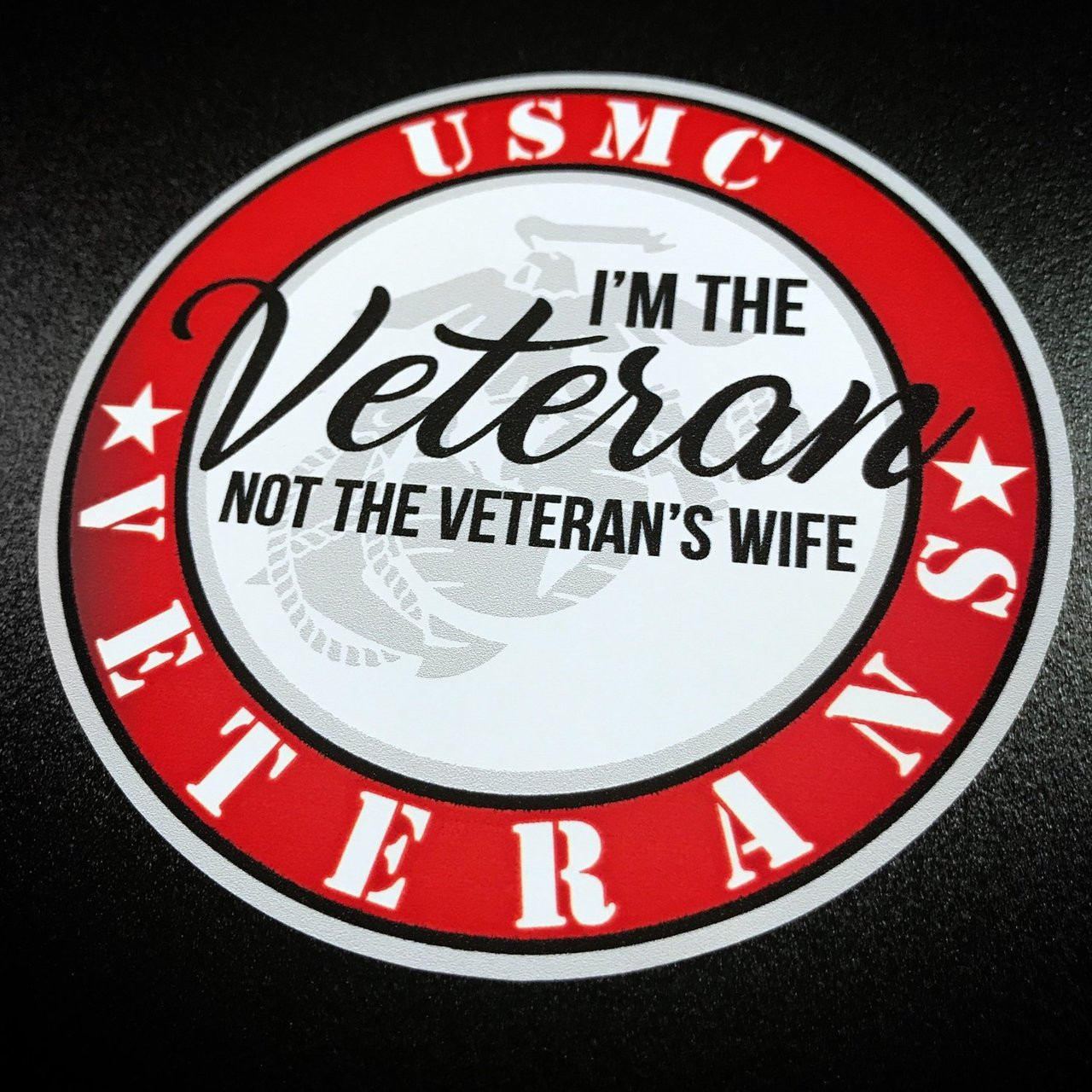 Women USMC Veterans - Sticker