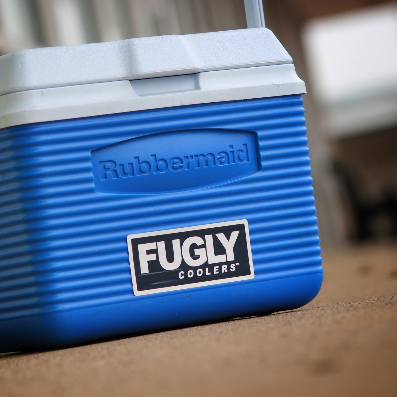 FUGLY Coolers Logo - Sticker