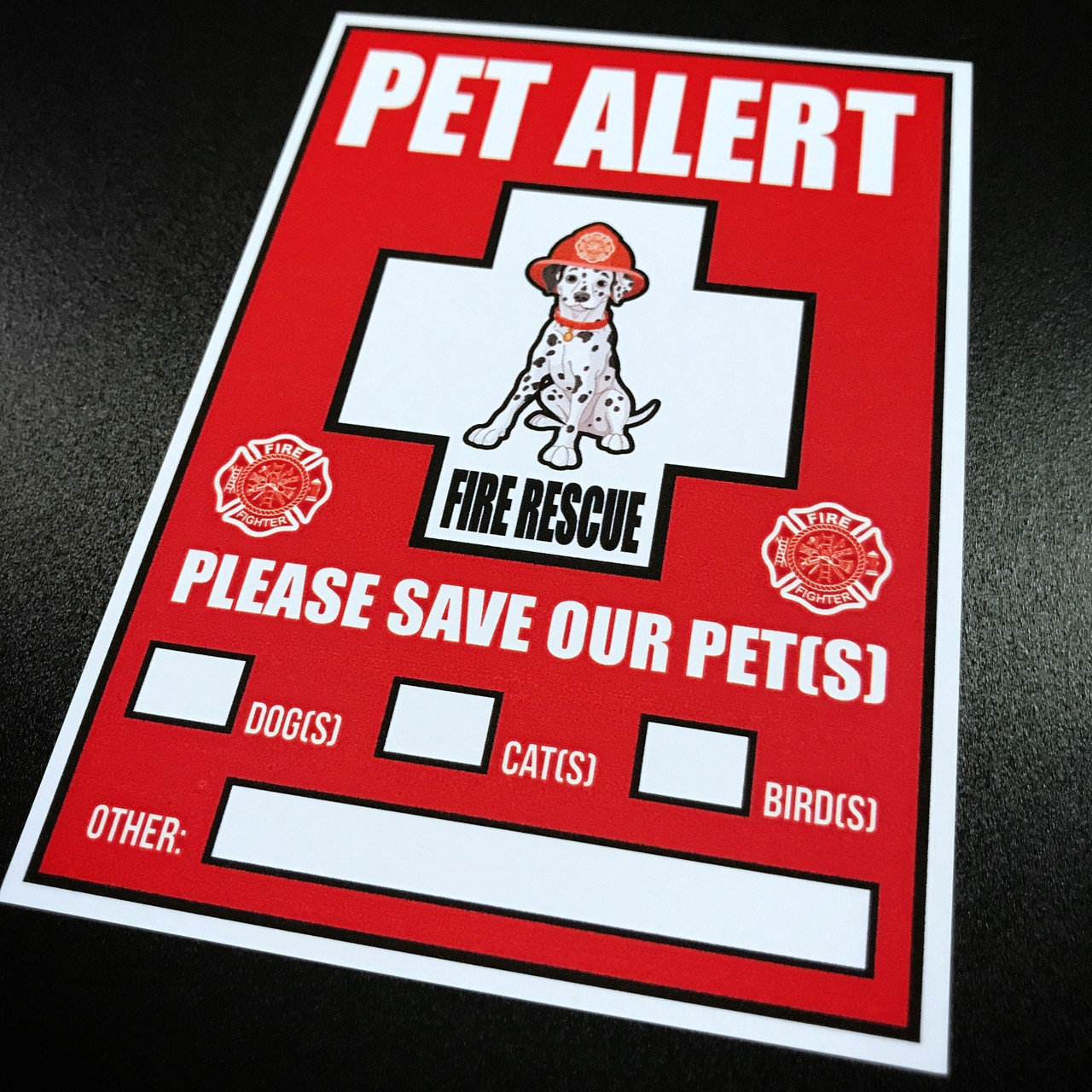 Pet Safety Alert - Sticker