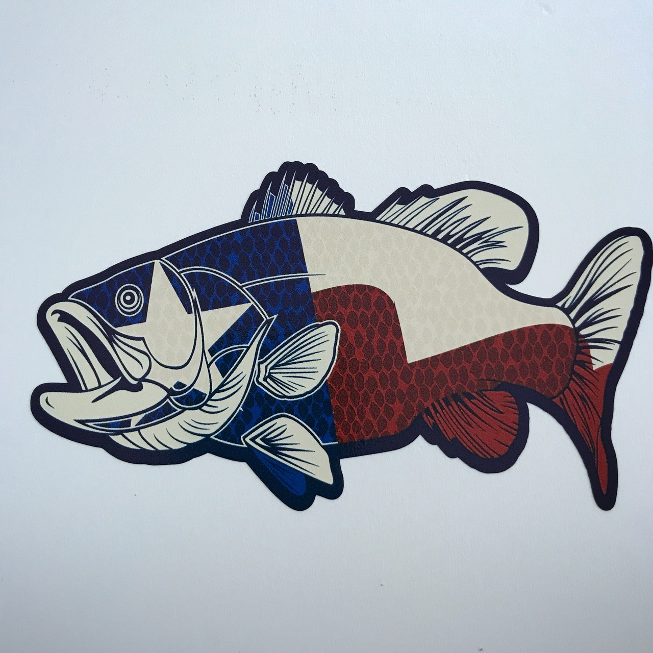 Texas Bass Fish Sticker