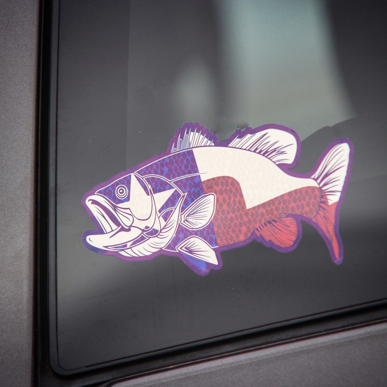 Texas Bass Fish Sticker