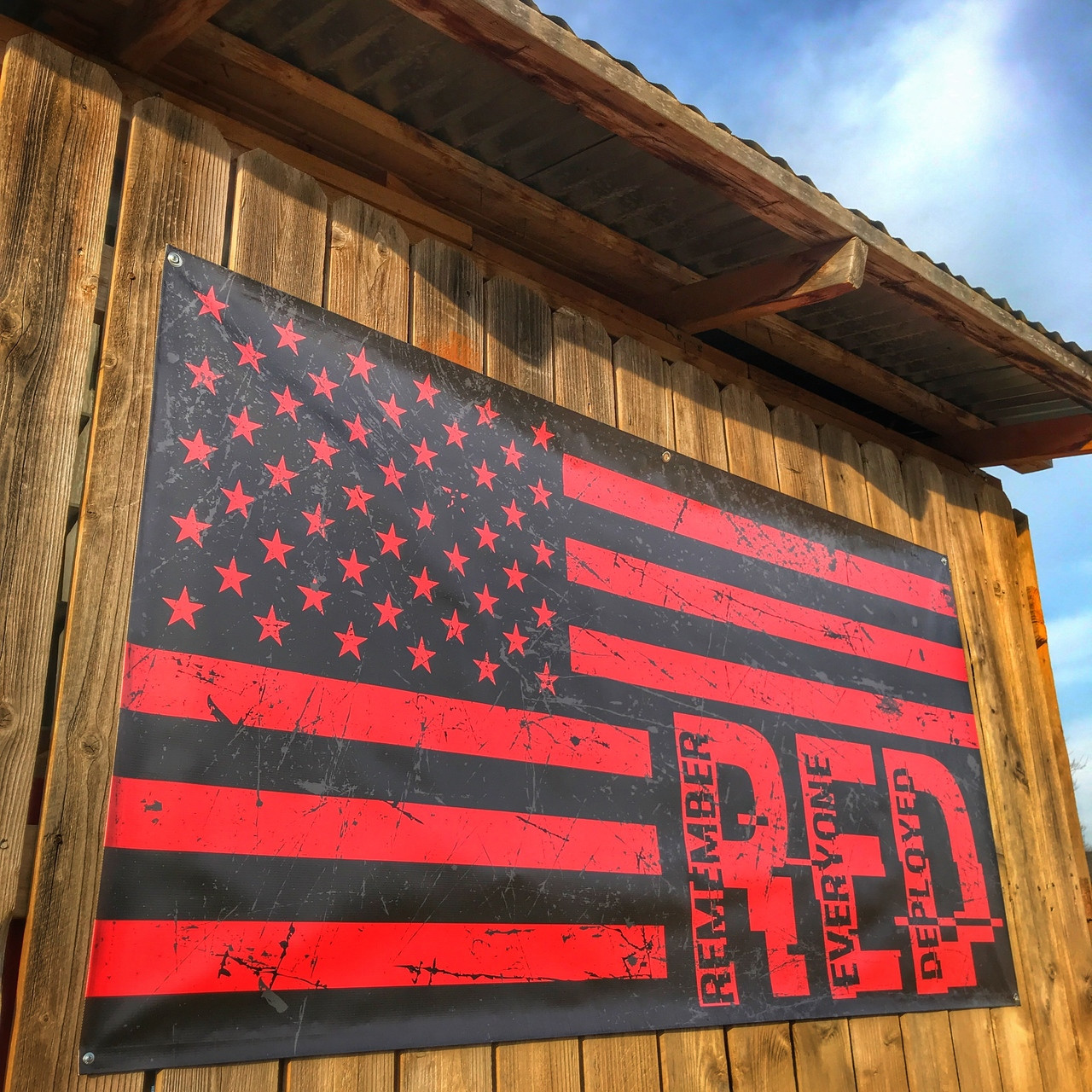 Remember Everyone Deployed Flag - Banner