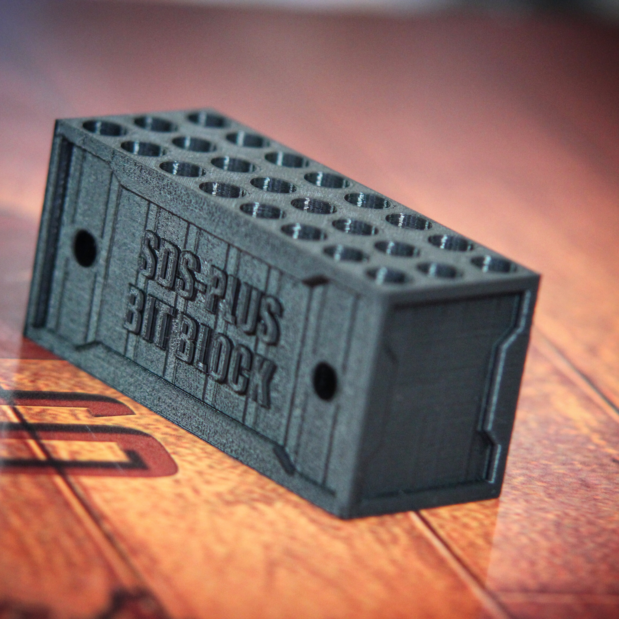 SDS Plus Bit Block Holder Organizer For Drill Bits