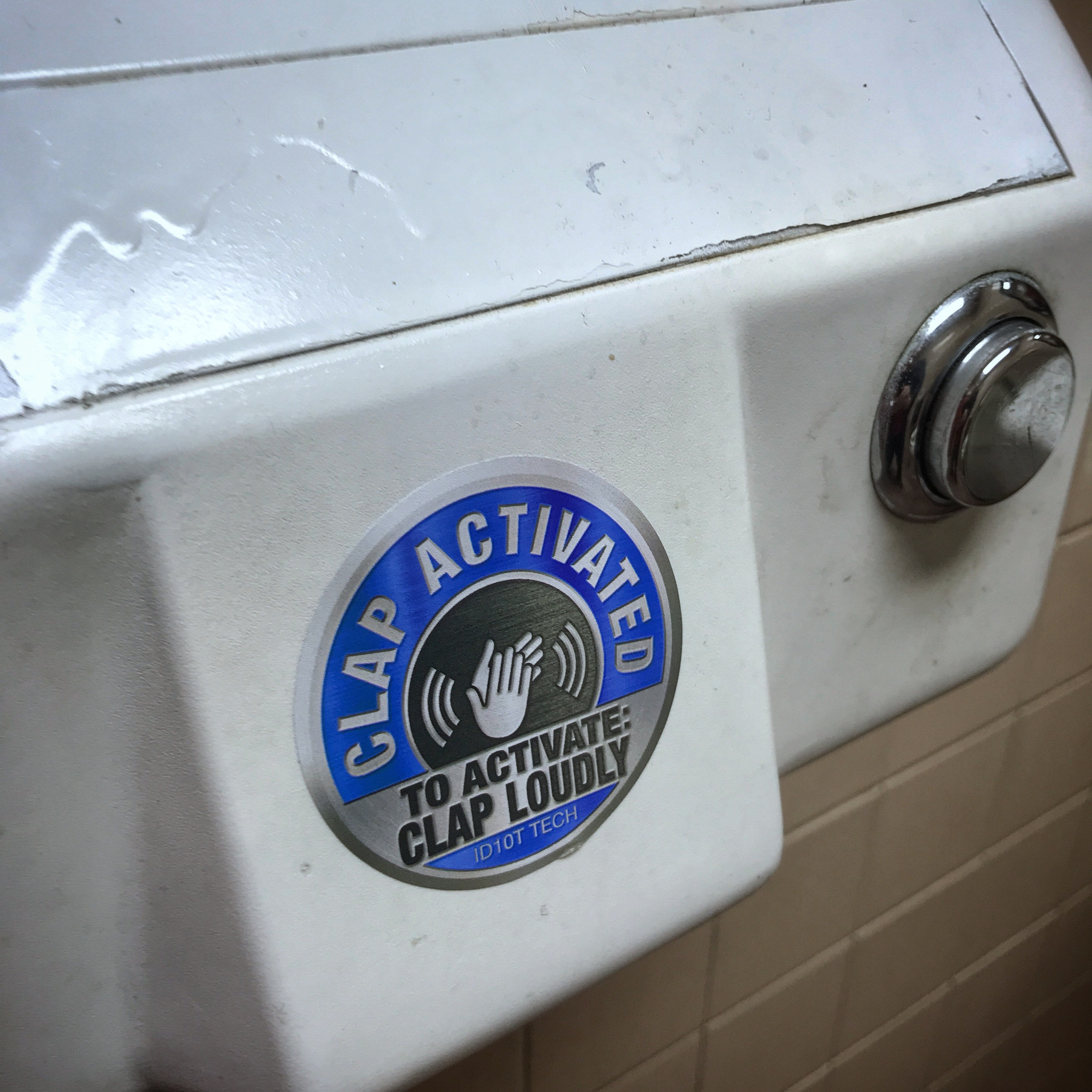 Clap Activated Clap Loudly (2 pack) - Sticker