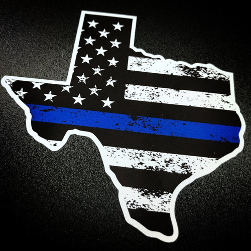 Texas Blue Stripe - Sticker