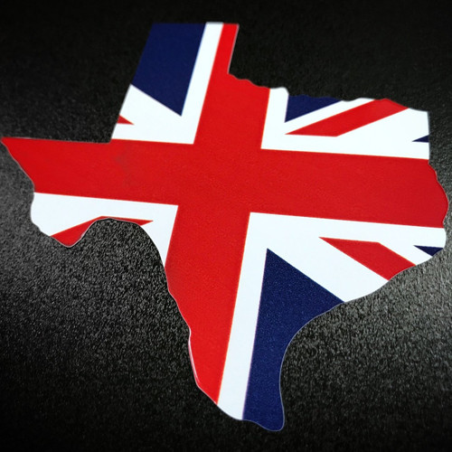 Texas Union Jack - Sticker