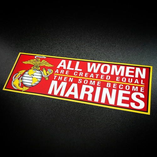 Women Marines - Sticker