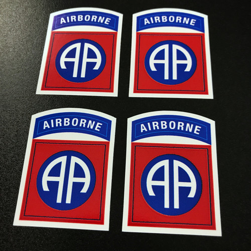 82nd Airborne Division (4 pack) - Stickers