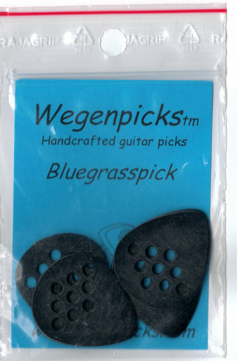 Wegen Bluegrass Pick (1.4mm) (Black) - Django Guitars USA