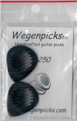Wegen GP-250 Gypsy Jazz Guitar Pick (2.5mm) (BLACK) - Django Guitars USA