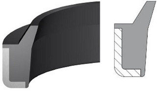 Metric Metal Clad Rod Wipers 125 x 140 x 9mm - OringsandMore