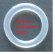 Silicone O-rings Size 222 Transparent Minimum 5 pcs - OringsandMore