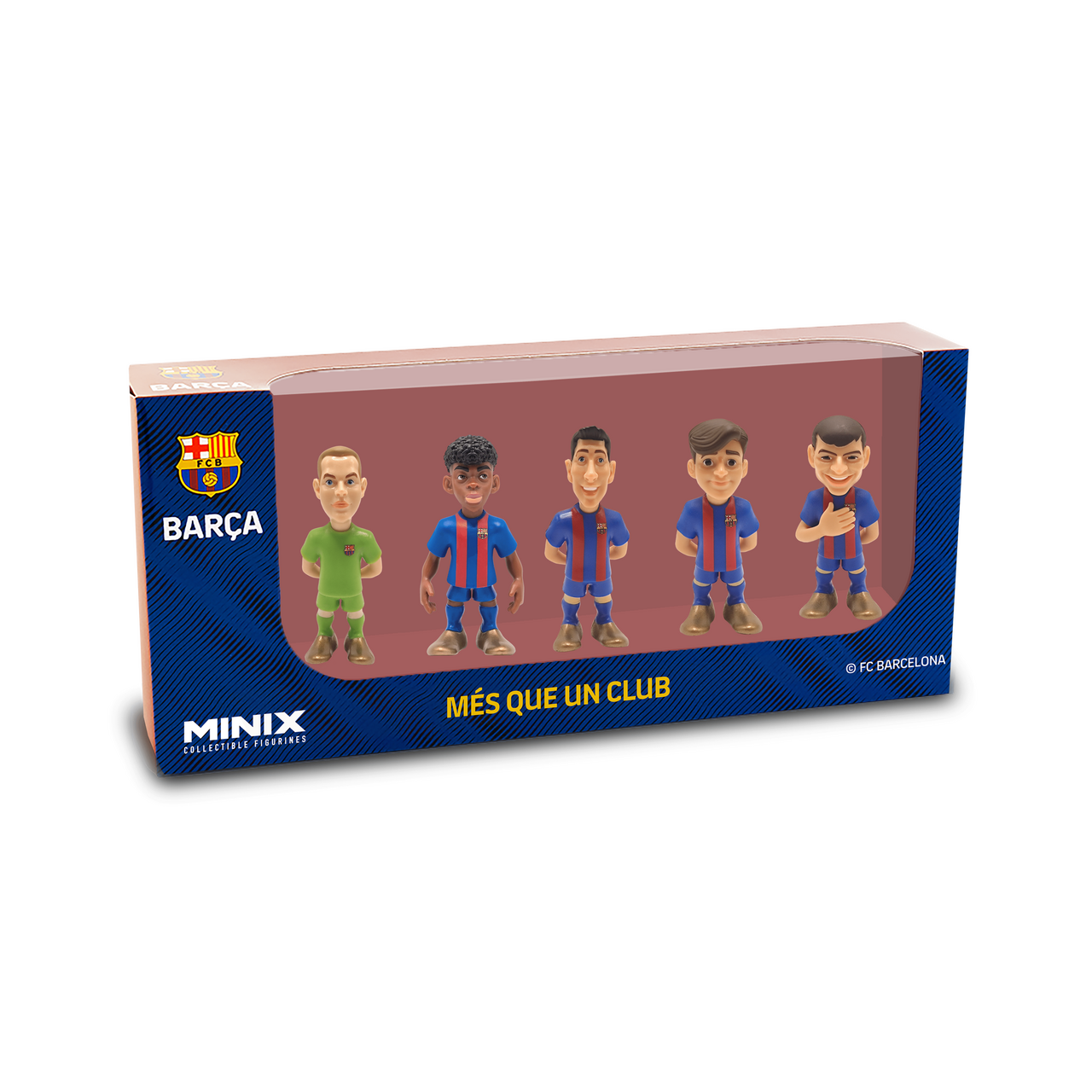Minix Pack 5 Jugadores V4 | FC Barcelona | BanboToys