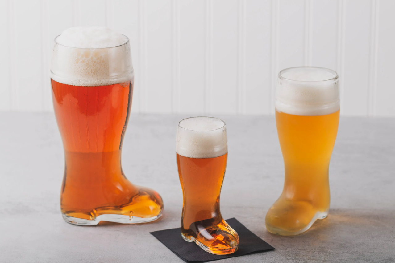 Personalized Beer Boot, Grooms Gift, Military Gift, The Crystal Shoppe.