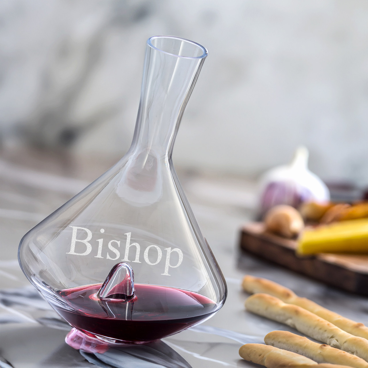 Personalized Crystal Carafe - Great gift for men | The Crystal Shoppe