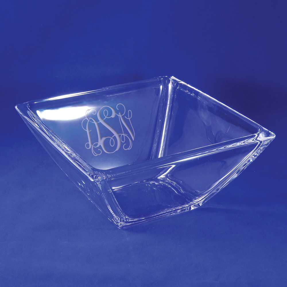 Personalized Crystal Glass Bowl- Great weddingGift | The Crystal Shoppe