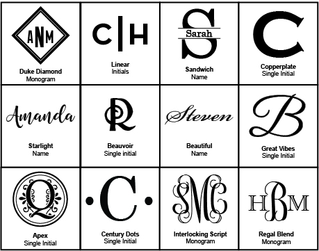 Century Monogram Font