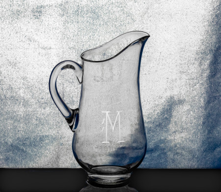 Personalized Pitchers - great Wedding gift | The Crystal Shoppe.
