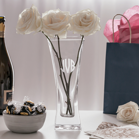 Personalized Crystal vase - Great Bridesmaid Gift | The Crystal Shoppe