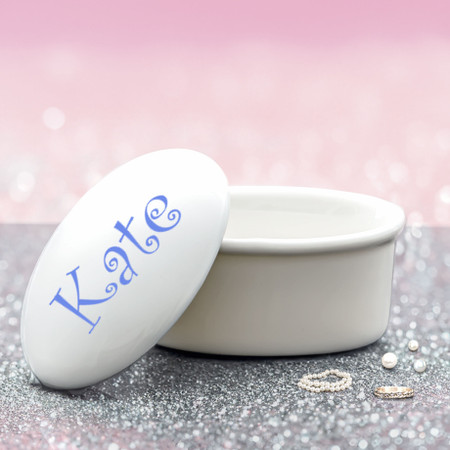 Personalized ceramic limoge box - Great birthday Gift | The Crystal Shoppe