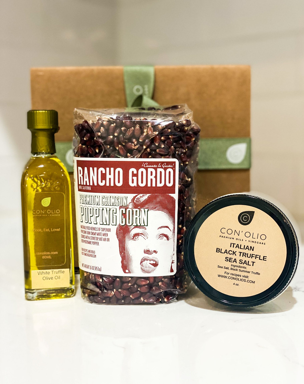 Truffle Popcorn Gift Set - Con' Olio Oils & Vinegars