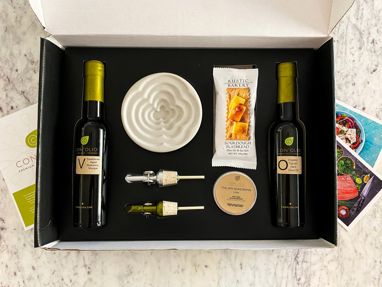 Deluxe Dipping Set - Con' Olio Oils & Vinegars