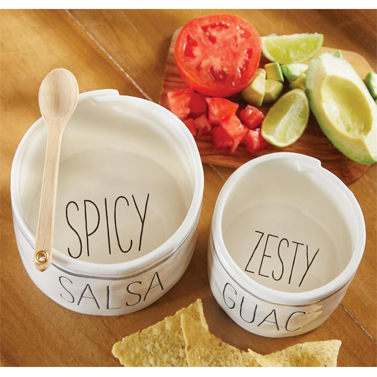 Salsa & Guac Bowl Set - Con' Olio Oils & Vinegars